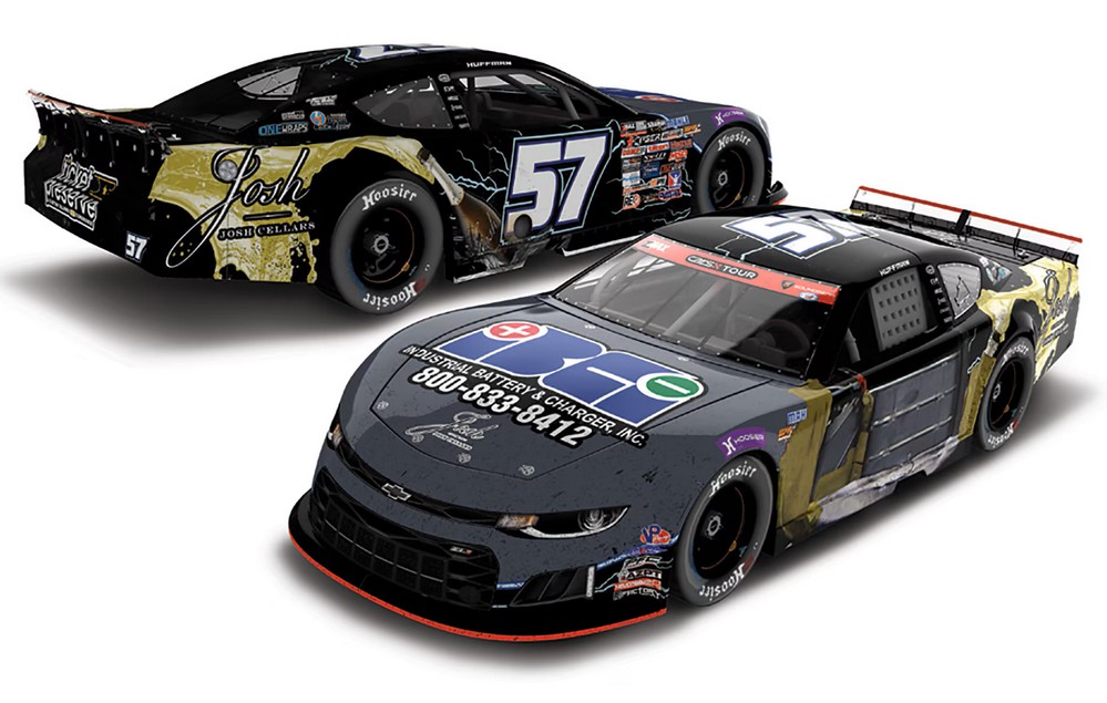 2025 Landon Huffman #57 IBCI / Josh Cellars / Raced Late Model 1/24 Diecast
